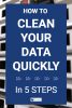 How to Clean Your Data: 5 Data Cleaning Steps You Need To Know